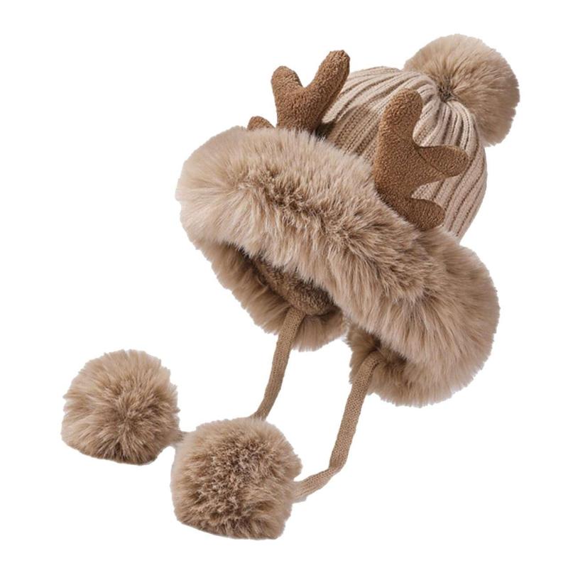 [バズ セレクション] トナカイ 耳 帽子 ニット ニット帽 アニマル デザイン コスチューム 秋冬 レディース CAQ062このふわふわのトナカイ耳付き帽子は、レディースの秋冬ファッションに楽しさを加えるアイテムです。カジュアルながらもユ...