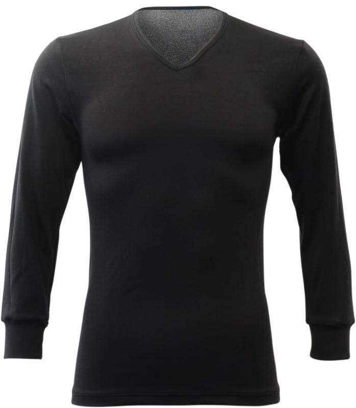[フリーズテック] ThermOne (サーモワン) サーモワンライト 暖撃 Vネック 長袖 9分袖 メンズ丸編み製法で肌触りが良く、優れた保温力と 吸水速乾性で冬場の汗を伴うスポーツや屋外作業に適した汗冷えしにくい暖か肌着。