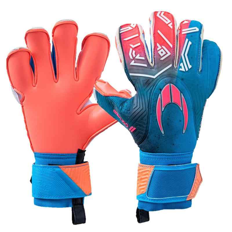 HO SOCCER ゴールキーパーグローブ 51.0962 エスクドー 2 ロールゲッコー ショックブルー