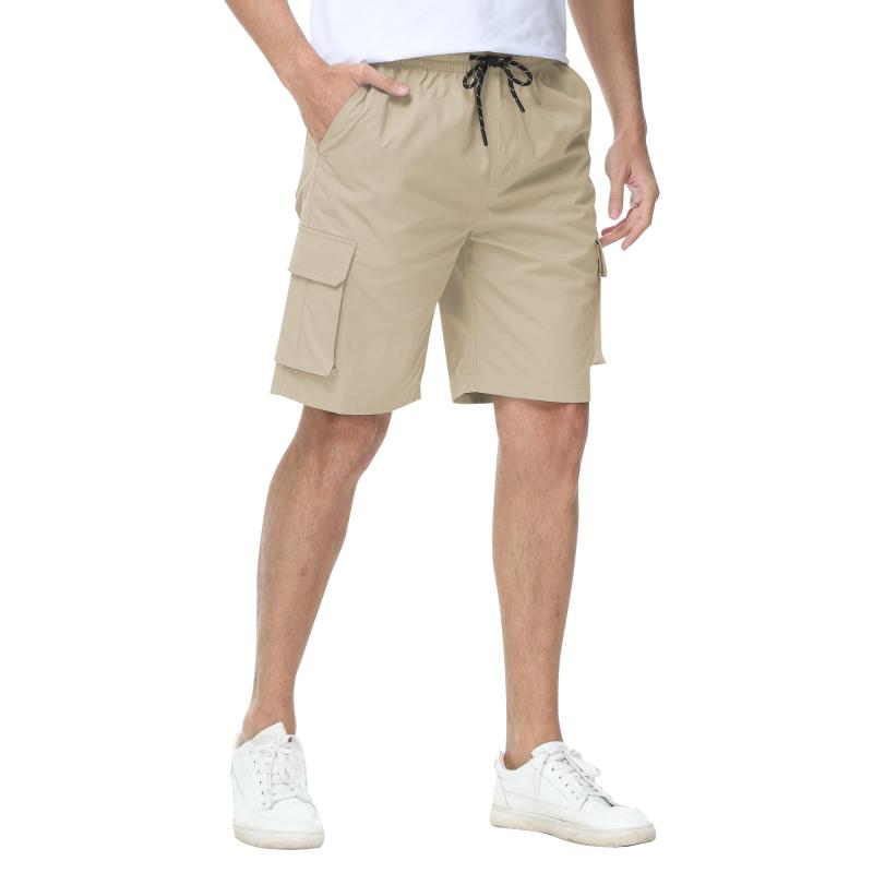 ハーフパンツ メンズ カーゴパンツ ショートパンツ 大きいサイズ 夏 5分丈 半ズボン 調整紐 おしゃれ カジュアル 登山 ゴルフ アウトドア