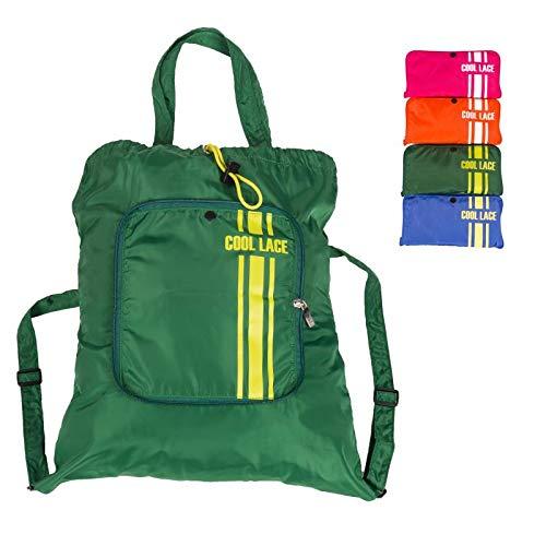 [Teeoff] Drawstring Bags 折り畳み式ハンドバッグ、スポーツバックパック、女性用巾着鞄
