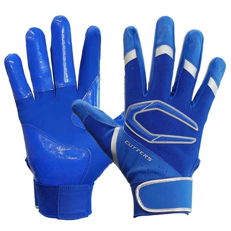 カッターズ (CUTTERS) バッティング グローブ 手袋 B444 パワーコントロール4.0 両手用 野球 ソフトボール L ロイヤル×シルバーカラー:レッドブラック（RDBK）、ロイヤルシルバー（RYSL）、ネイビーシルバー(NVSL...