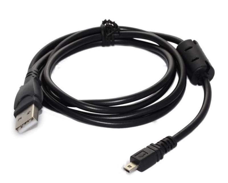 Sony ソニー Cybershot サイバーショット に適用する 互換 1.5M 8ピン データ転送 バッテリー充電 USBケーブル DSC-W180 DSC-W190 DSC-S950 DSC-S980 DSC-S800 DSC-S93...