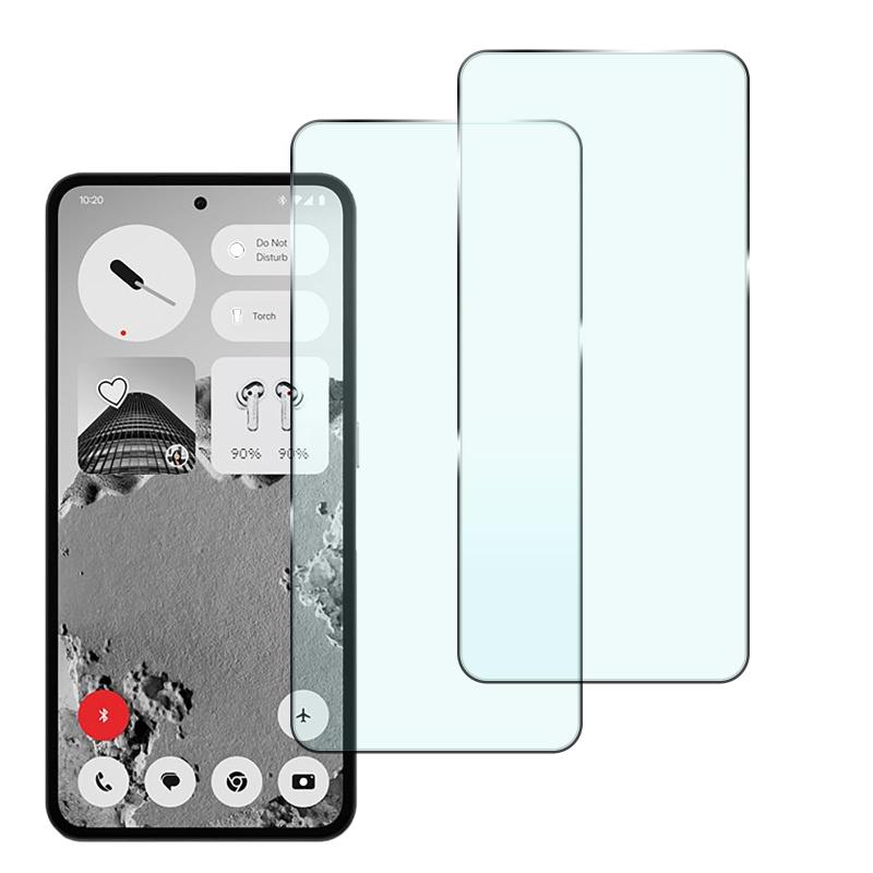 ShellChic For Nothing CMF Phone 2 Pro ガラスフィルム スマートフォン 専用フィルム 指紋防止 Nothing 対応 携帯電話フィルム 耐衝撃 【2枚入り】撥水強化ガラスフィルム 硬度9H 高透過率 高感...