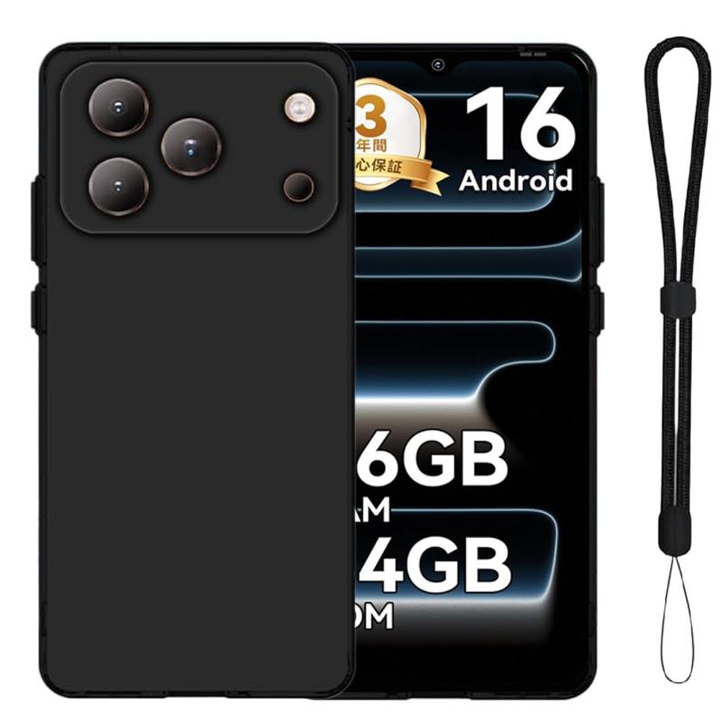For Blackview Wave 7C ケース ブラック 保護カバー 【HASADEDE】 指紋防止 TPU素材 柔らかい手触り スクリーン &amp; カメラ保護 落下防止 耐衝撃 軽·薄型 黄変防止 擦り傷防止 Blackview ...