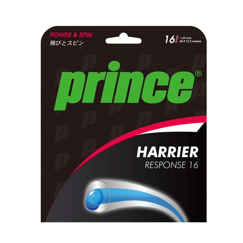 Prince(プリンス) 硬式テニス ガット ハリアー レスポンス 16 7JJ021 クリアグレー構造・素材：　PET＋PBT＋PE＋エラストマー長さ：12.2mゲージ（太さ）：16/1.29mm原産国：日本