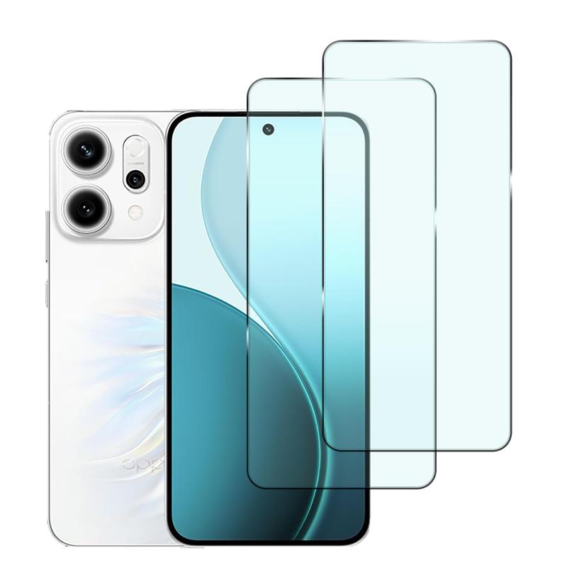ShellChic For OPPO Reno14 ガラスフィルム スマートフォン 専用フィルム 指紋防止 OPPO 対応 携帯電話フィルム 耐衝撃 【2枚入り】撥水強化ガラスフィルム 硬度9H 高透過率 高感度タッチ液晶保護 撥OPPO ...