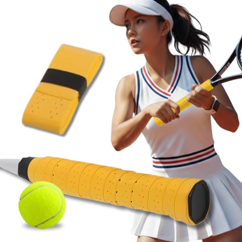 【CABAOE】 グリップテープ ウエットタイプ 10本セット テニス バドミントン ゴルフ スカッシュ フィッシング ダンベル すべり止め オーバーグリップ・タッキーなウエット感：PU素材が手に吸いつくような握り心地。汗をかいても滑りにく...