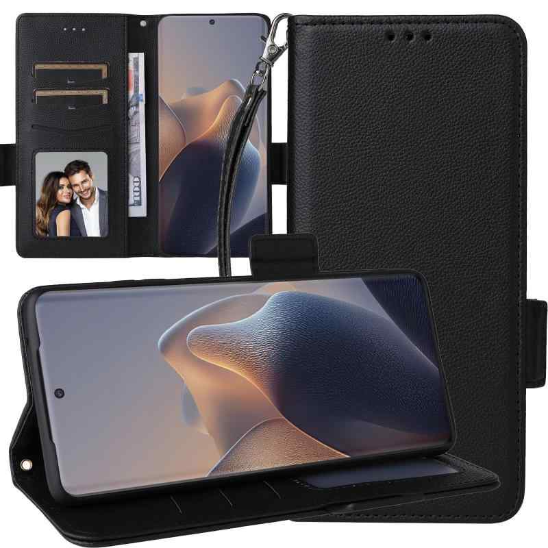 For Motorola Edge 60/Edge 60s ケース 手帳型 耐衝撃 防汚 耐摩耗 収納ケース Edge 60 fusion携帯カバー ShellChic 落下防止 軽量薄型 レッドマジック手帳型ケース 高級PUレザー保護ケー...