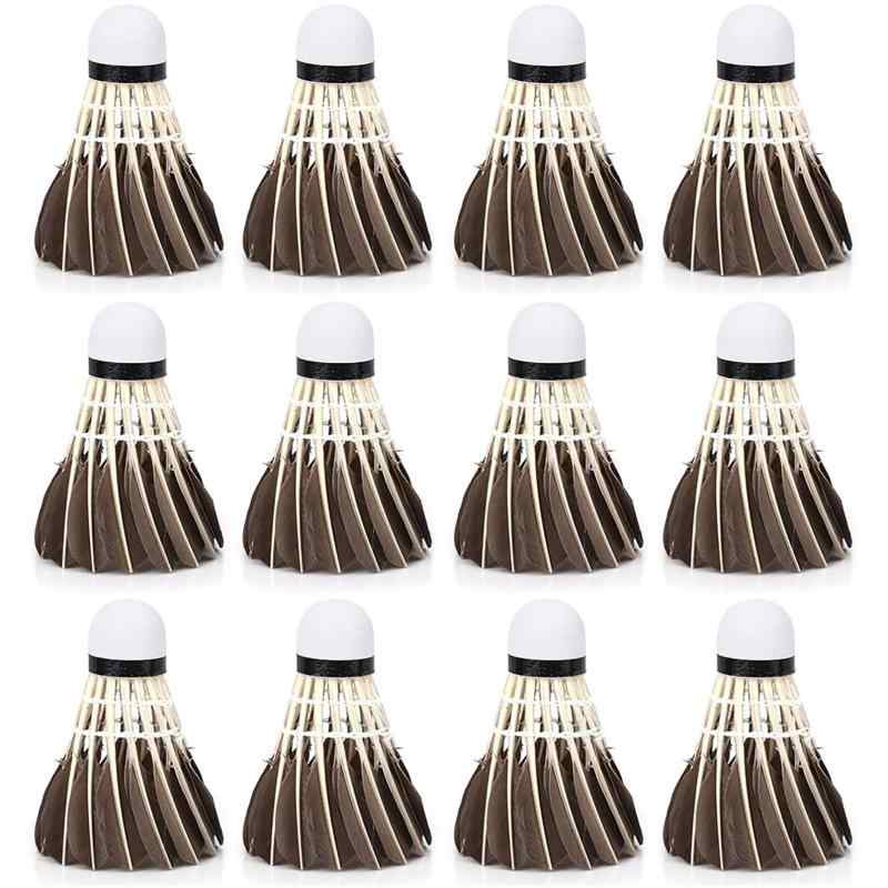 [シャンディニー] バドミントン シャトルコック トレーニング 練習 競技 バレル 室外 室内 交換品 12個セット【バドミントン練習用シャトルコック】 トレーニングや競技に最適なシャトルコック。耐久性に優れた設計で、室内・室外どちらでも安...