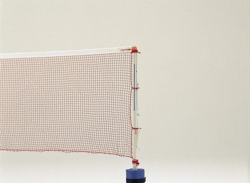 TOEI LIGHT(トーエイライト) バドミントンネット B3941材質：ポリエチレン有結節、440T/9本ネットカラー：茶引紐9m普及タイプ(幅76cm×長さ602cm、網目1.9cm)