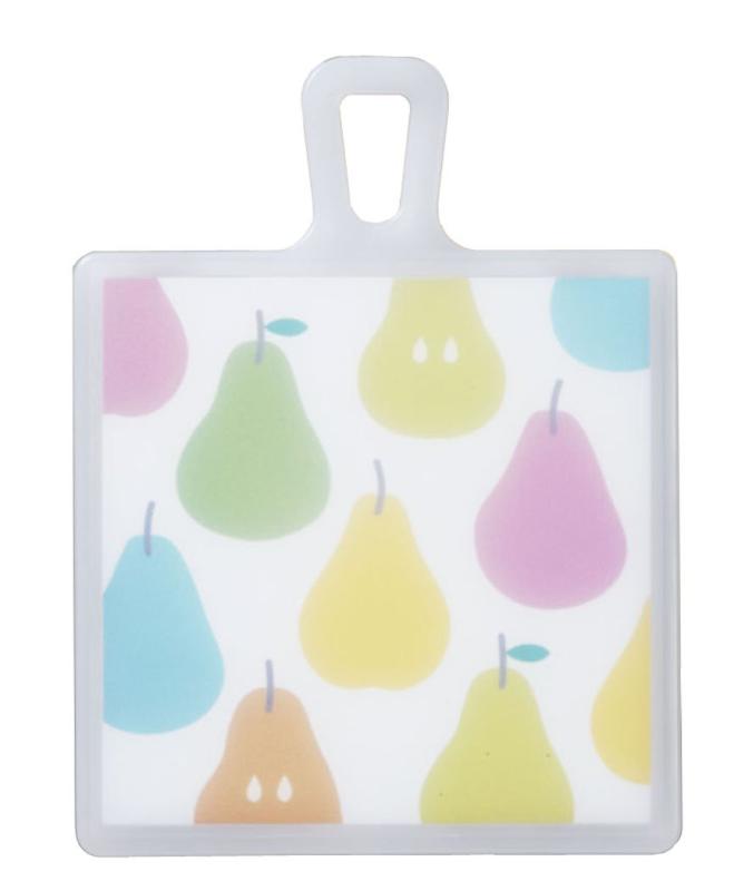 国際化工 mellina @kitchen デザートボードS (ポワール) MA130PWアート感覚のおしゃれなまな板。生産国:日本素材:樹脂樹脂製まな板