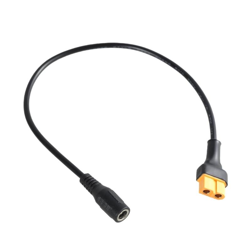 XT60から5.5x2.1mm DC5525 5521電源ケーブル（オートバイ用バッテリーおよびソーラーエネルギーストレージ用、TS100はんだごて用）XT60 メスから 5.5x2.1mm メスへの接続電源ケーブル。FPVディスプレイ電源...