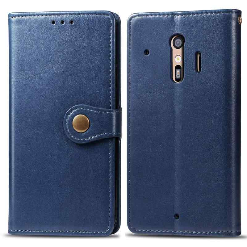 for らくらくスマートフォン F-42A / らくらくスマートフォン me F-01L ケース 手帳型 ビジネスフリップノートレザーケースシンプルなレトロなファッション携帯電話ケース防水と汚れた携帯電サポートモデル： for らくらくスマ...