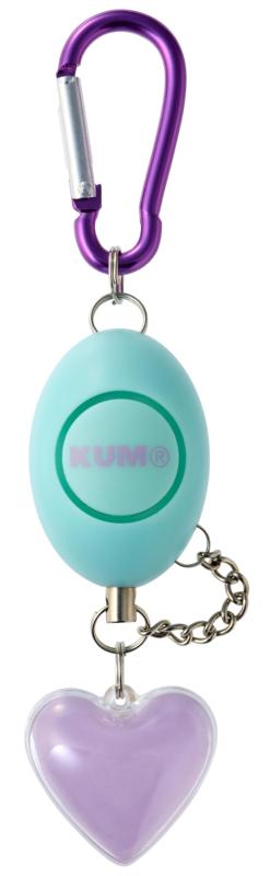 レイメイ藤井 防犯ブザー KUM パーソナルアラーム カラビナ付 KM1366キーホルダーのようにリュックにつけられる通塾や放課後のおともに
