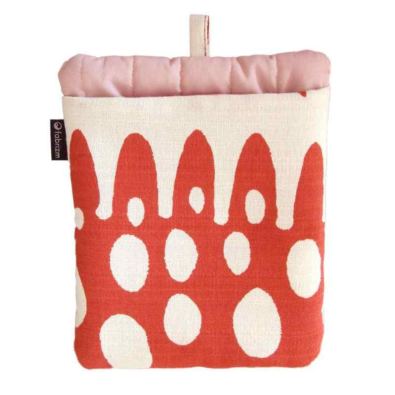 日本製 鍋敷き ミトン 鍋つかみ バニランサイズ：約16×20cm素材：プリント部分/コットン100％　無地部分/コットン100％中わた：ポリエステルわた生産：日本製商品の柄は生地の裁断の都合により写真と異なる場合がございます。予めご了承下さい。