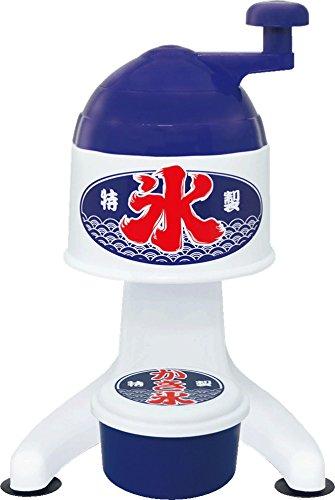ハック 手動かき氷かき器 ブルーxホワイト W14xD17.5xH29cm HAC1053サイズ:W14xD17.5xH29cm