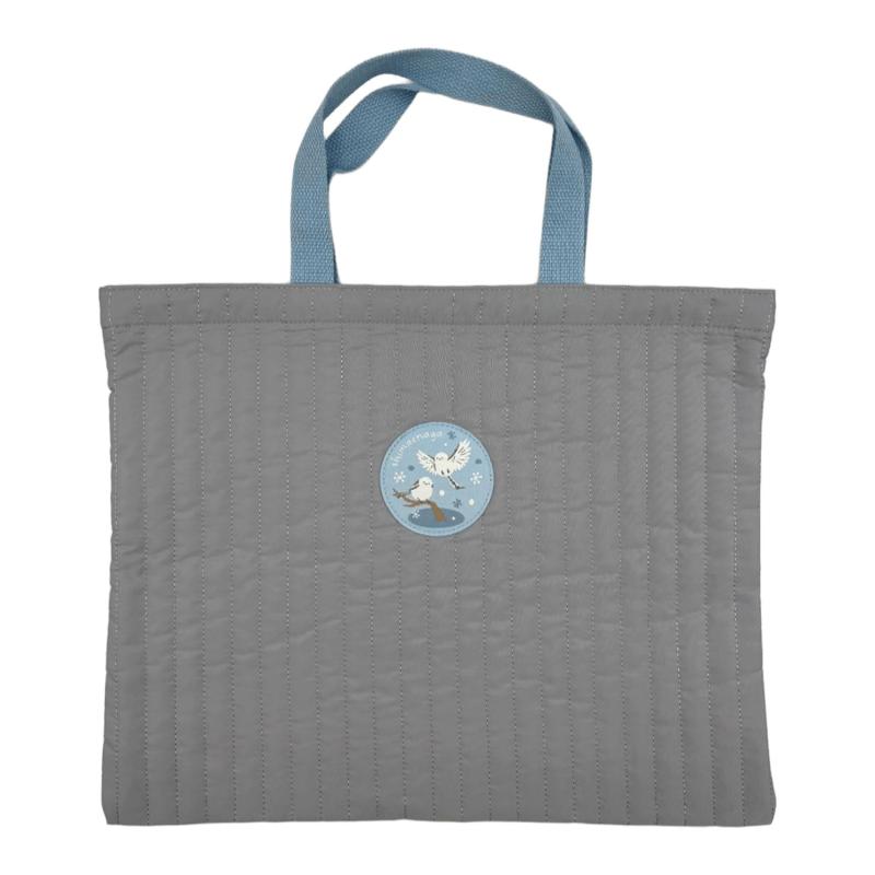 [Pinocchio] レッスンバッグ QMP61500 グレー/シマエナガポリエステル約39×31cm