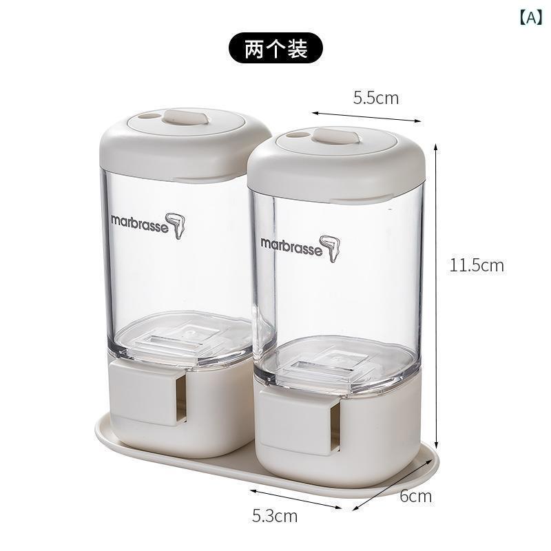 計量 調味 料 箱 プッシュ 式 調味 料 瓶 回転 密封 家庭 用 キッチン 塩味 調味 料 缶 セットブランド: SP Sauce輸入ですか: いいえ貨物番号: 230-H-3004 230-H-3003材質: プラスチック詰め調味料タ...