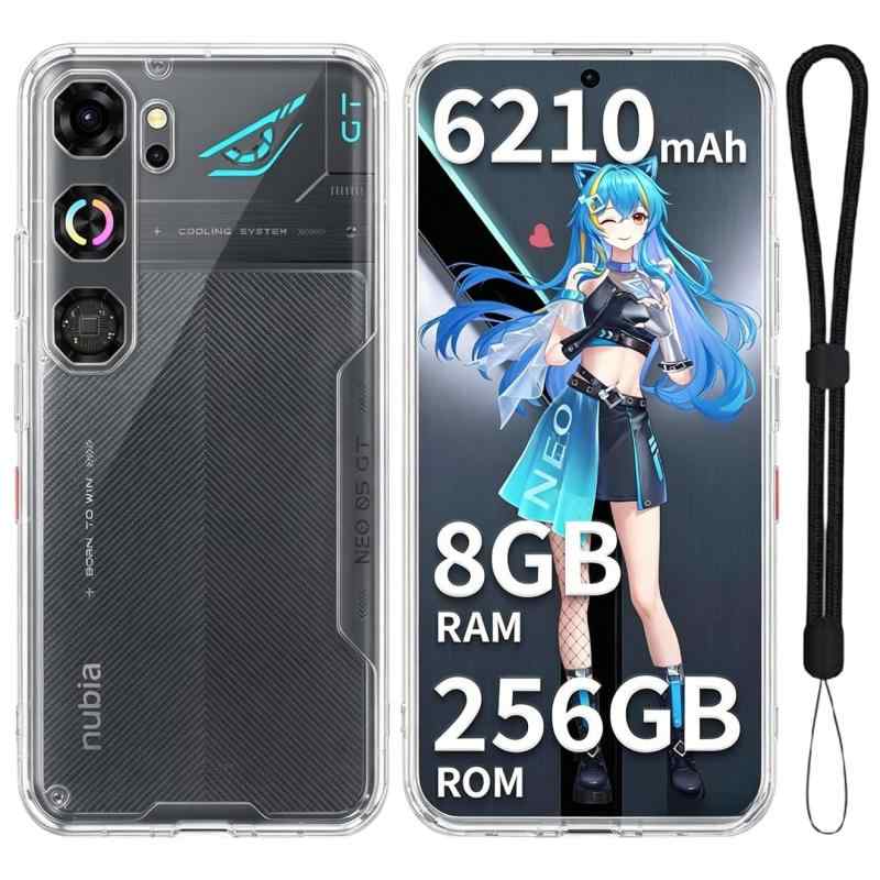 For ZTE nubia(ヌビア) Neo 5 GT 5G ケース クリア 保護カバー 【HASADEDE】 指紋防止 TPU素材 柔らかい手触り スクリーン &amp; カメラ保護 落下防止 耐衝撃 軽·薄型 黄変防止 擦り傷防止 nu...