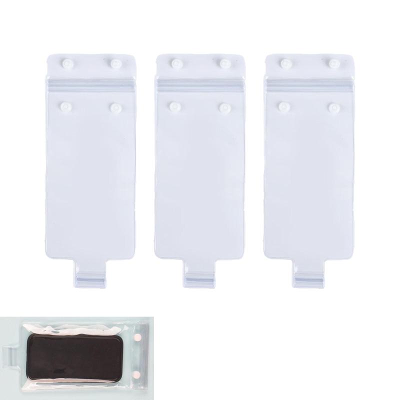 [FineGood] スマホ 防水ケース 3個入り タッチ操作可能 シーリングストリップ 防雨 防塵 充電ポート付き 防水バッグ 充電可能 取り付け簡単 ポータブル サイクリング 旅行者用 アウトドア愛好【防水保護】防水シール設計で、屋外活...