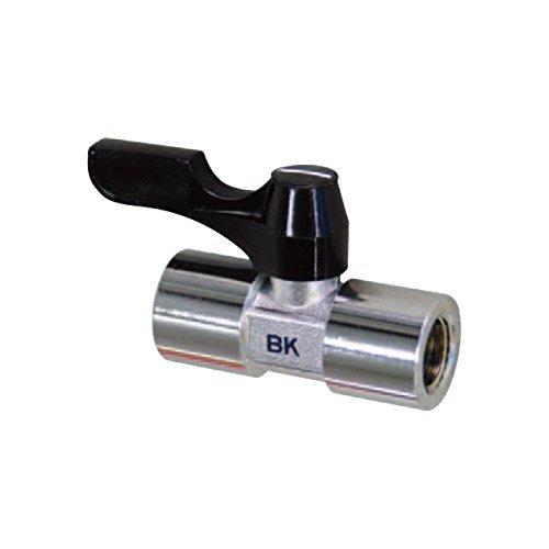 ASOH エースボール内×内ネジ用（1／4×1／4） BK1022接続口径D:G1/4高さ（mm）:30使用流体:空気、水、油使用温度範囲:-10～80℃（凍結箇所は除く）使用圧力:0.98MPa