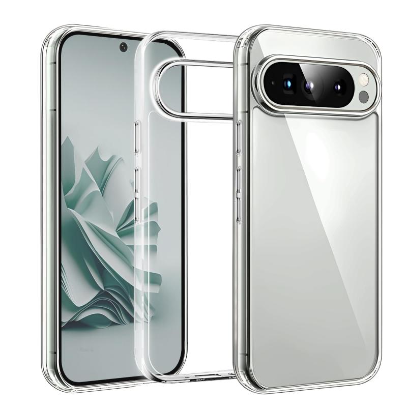 ZXZone for Google Pixel 9 Pro XL ケース TPU+PC 透明 クリアケース 耐衝撃 米軍MIL規格 指紋防止 黄変防止 スマホケース ピクセル9 ProXL カバー(Pixel 9 Pro XL 対応)【対応...
