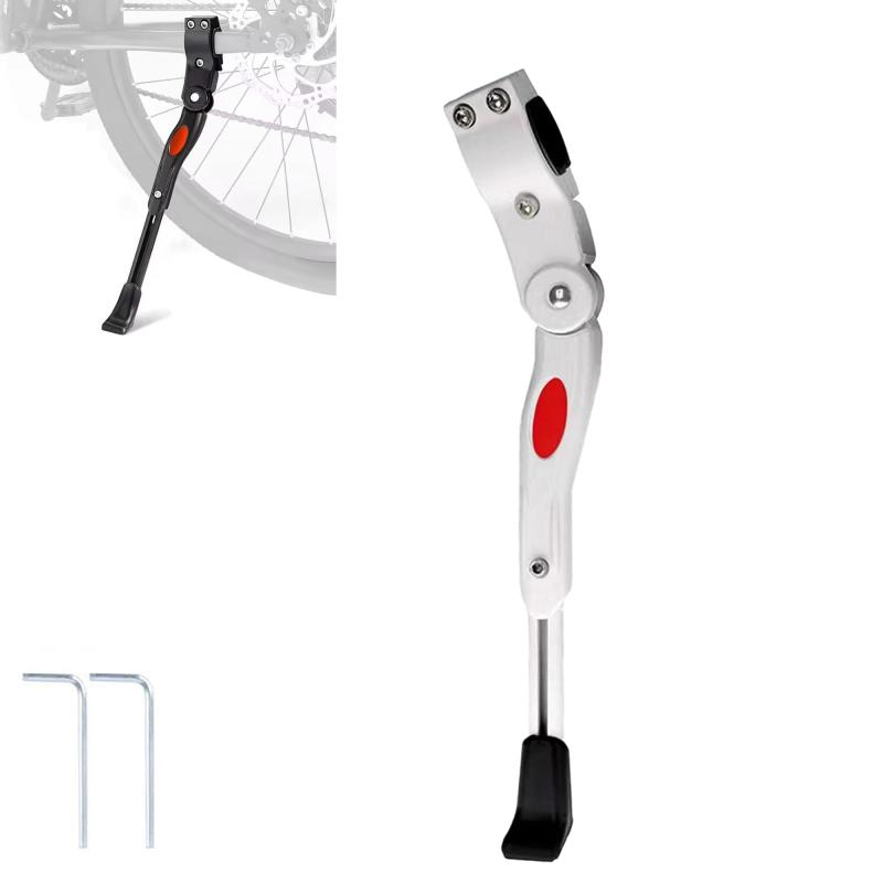 DEARING 自転車 サイドスタンド【2025新型改良型】自転車 スタンド 自転車 キックスタンド ロードバイク スタンド クロスバイク 29インチ以下 長さ調整 自転車 センタースタンド アルミニウム✅ **幅広い自転車サイズに対応**...