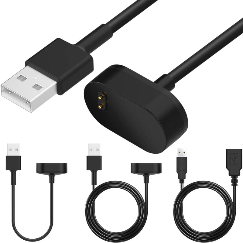 Xiatiaosann Fitbit用 Inspire HR Ace 2 Inspire用充電器、トラッカーウォッチ用交換用USB充電ケーブル、ポータブルアダプターコード100cm + 15cm、2個(Inspire 2用ではありません)互...