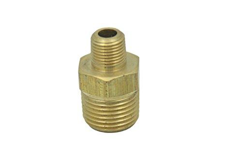 LTWFITTING オスG(PF)3/8x1/8 パイプ ニップル ユニオン 異径 洗濯機排出ホース用 5個入【包装】5個入り【材質】黄銅【純量】25.5g/個【寸法】オスG(PF)3/8x1/8【接続種類】ねじ⇔ねじ異径