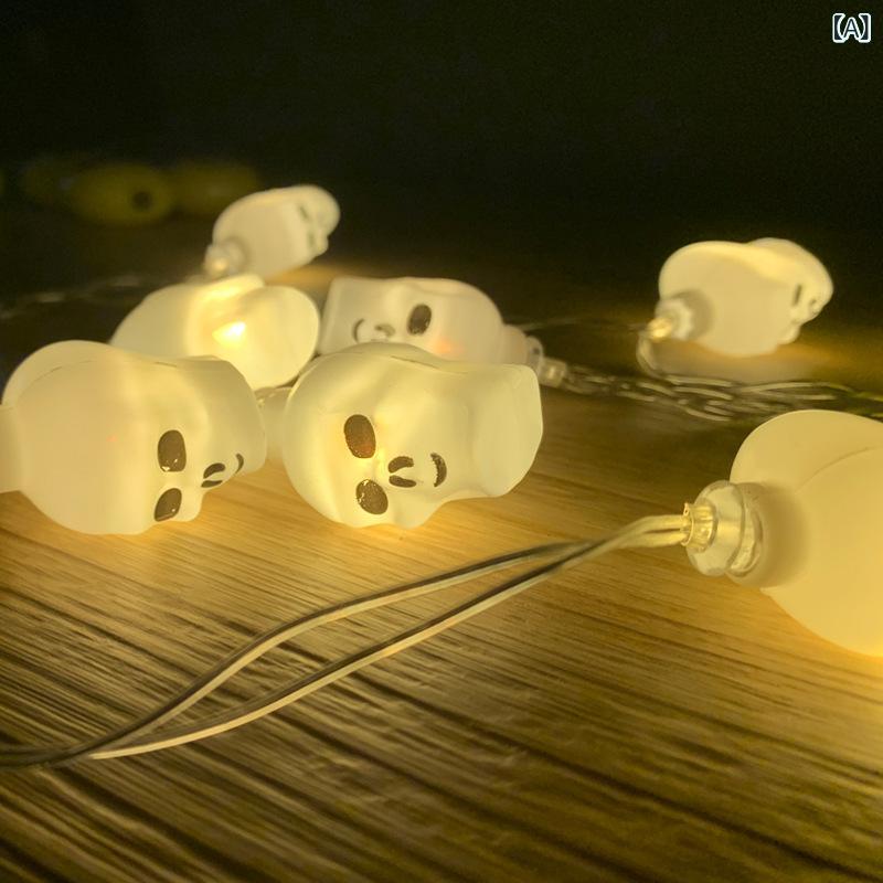 Led ハロ ウィーンの ランプの スカルの 幽霊の 目の 電池の ランプの スカルの 装飾の イルミネーションの ストリング産地: 浙江台州輸入ですか: いいえ認証: なし入力電圧: 4.5特許はありますか: いいえ貨物番号: スカルライ...