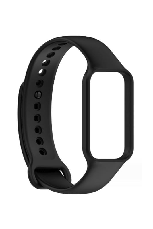 [wumio] Redmi Smart Band 2 互換 交換バンド 黒 シリコン xiaomi シャオミ 防水 互換 ベルト 交換 予備 消耗 シリコンバンド シンプル 換えベルト アウトドア スポーツサイズ：手首周り 13 - 21c...