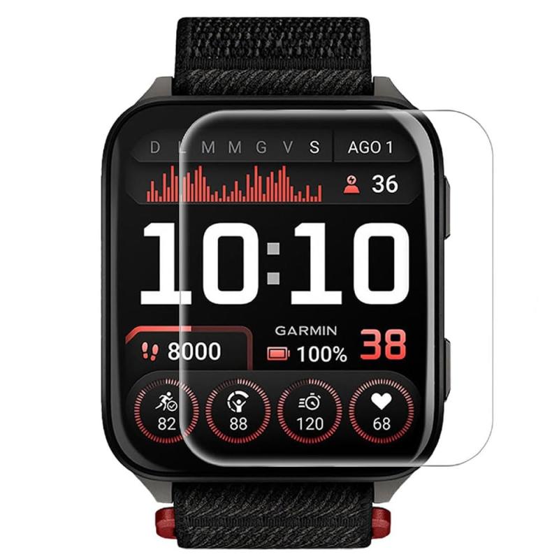 Gosento For GARMIN Venu X1 フィルム 全面保護フィルム 【3枚入り】非ガラス 高透過率 耐衝撃 防指紋 超薄 TPU保護フィルム 気泡ゼロ全面保護【対応機種】GARMIN Venu X1 専用液晶画面保護ガラスフィ...