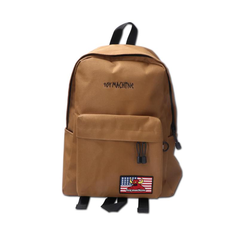 80947000-0081-0000-TM CRUISER DAYPACK Jr【スケートブランド】TOY MACHINE（トイマシーン）のジュニアサイズのバックパック。【サイズ】高さ：39.5cm 横幅：29.0cm　奥行：14.5cm　...
