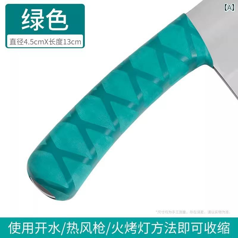 シャンクセット 包丁 カラー キッチン 包丁 付 食堂 包丁 標識 色 分解 セット 刃物 ハンドル 滑り 止め 保護 カバーブランド: シュウ・リ認証: いいえ材料: その他仕様: 熱収縮ハンドルカバー [グリーン] フルサイズ ユニバー...