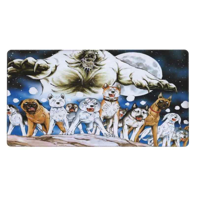 銀牙 流れ星銀 マウスパッド 大型 ゲーミングマウスパッド キーボードパッド 防水 耐久性 滑り止め 快適操作性（40cm X 75cm）【サイズ】40cm X 75cm X 0.3cm。【素材】100%ポリエステル生地、底部3mmラバーパ...