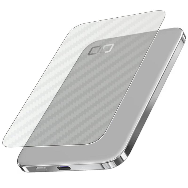 ClearView 保護 フィルム CIO SMARTCOBY ULTRA SLIM用 [カーボン調 クリア] 日本製カーボン調のフィルムでおしゃれに傷防止フィルム表面のハードコート層によりフラットな面をきれいな状態に保ちます。気泡レス--...