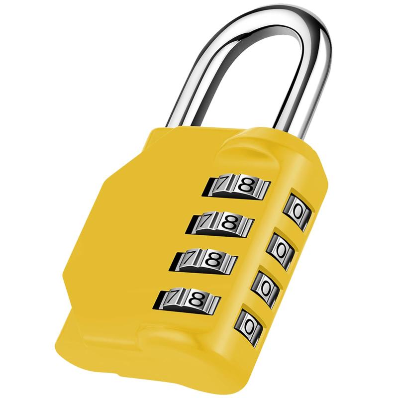 NAGE 南京錠 ダイヤル 4桁 ダイヤル式南京錠 盗難防止 ロッカー 学校 企業 倉庫 屋外 ナンバーキー ポスト 鍵 ダイヤル錠 ナンバーキー ダイヤルキー 密码锁 防水長方形