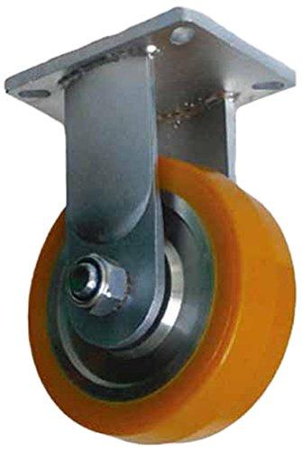 ヨドノ 超重量用高硬度ウレタン固定車 1500kg用 HDUK150●国内規格のキャスターで最大許容荷重をほこります。●旋回部はスラストベアリングとテーパーローラーベアリングの採用によりスムーズな回転と静音性を実現しています。●精密機械運搬...