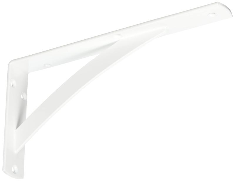 サヌキ 鉄製 カウンターブラケット 150×300mm 白塗装 LY-833白塗装サイズ:150×300mm巾:38mm厚み:4.5mm皿穴数(壁側×天板側):3/3ヶ所安全耐荷重/1本:80kg ブラケット本体のみの値です。材料:鉄 ホワ...