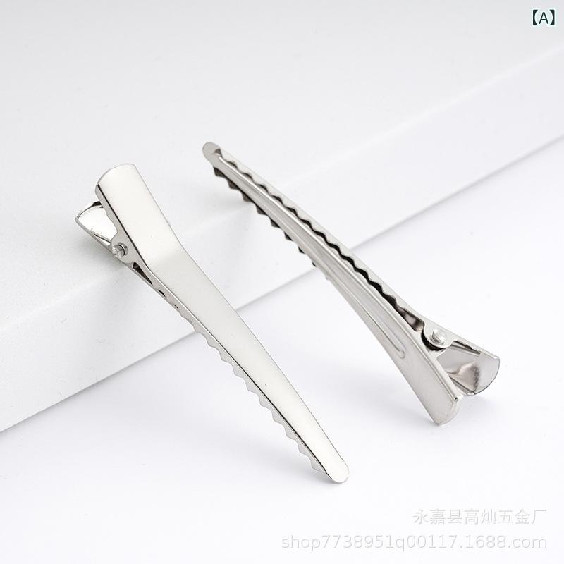 50個セットメーカー直 髪 銀色 黒色 金属 アヒル 口 クリップ ワニ 口 クリップ 手作り 蝶 ネクタイ diy ヘア クリップ材質: メタル貨物番号: 0010ブランド: 高く輝くスタイル: レディース,オリジナルデザイン処理プロセス...