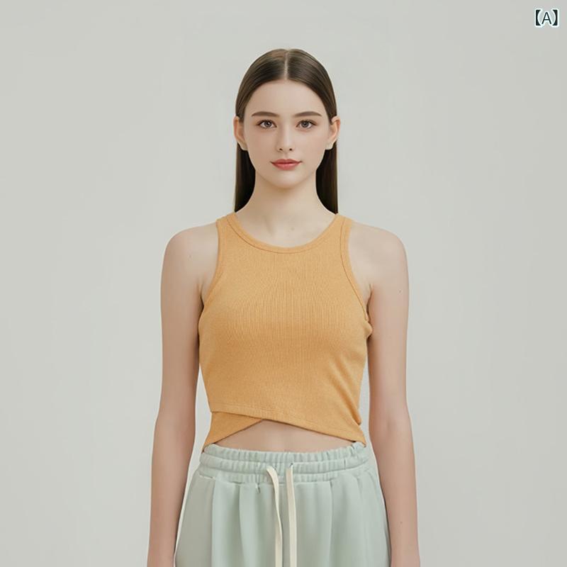 2個セット胸 パッド 付き ヨガ ベスト レディース 夏 アウター ノースリーブ 美 背中 ランニング トレーニング フィット ネス 速 乾 スポーツ トップス色: オレンジ,白,黒い,スカイブルー,バイオレット,スペースグレイブランド: ...