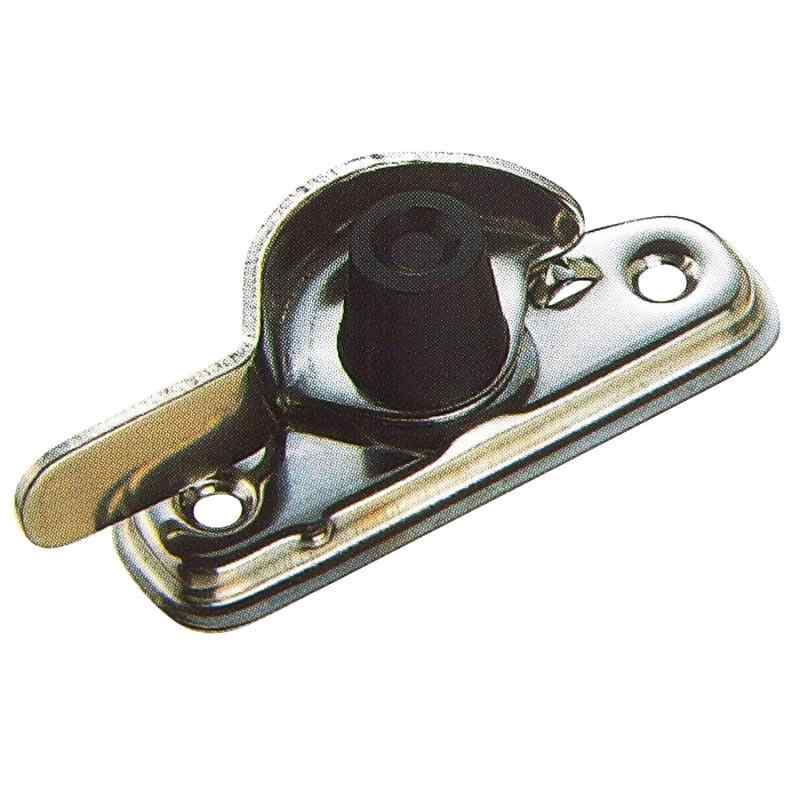 朝日工業 Kシリーズ サッシメーカー対応 取替用クレセント錠 KC-43 左用仕様:木製用タイプ:左用表面塗装:焼付塗装材質:亜鉛合金