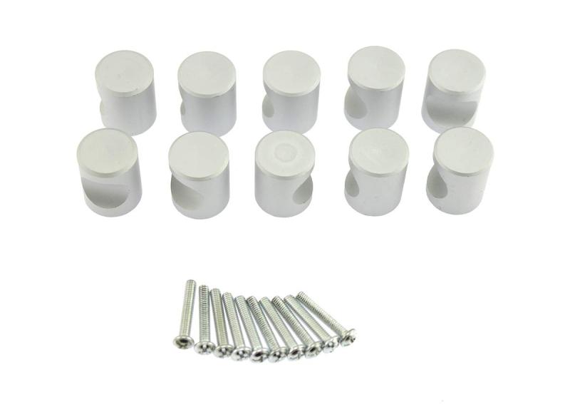 Olive-G DIY 工具 取っ手 つまみ 10個 セット サイズ 直径20mm×25mm スクリュー 付 ネジシンプルなデザインがオシャレで何にでも合いやすい取っ手つまみ10個セット（ネジ付）です。幅広い材料の家具と相性が良いので、扉や...