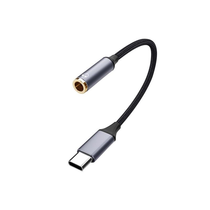タイプC to 3.5mm イヤホン変換アダプター DAC内蔵 16bit/96kHz マイク音量調節対応 i-Phone15/i-Pad/M-acBook/Android対応【DAC内蔵で高音質再生】 高品質DACチップを内蔵。デジタル信...