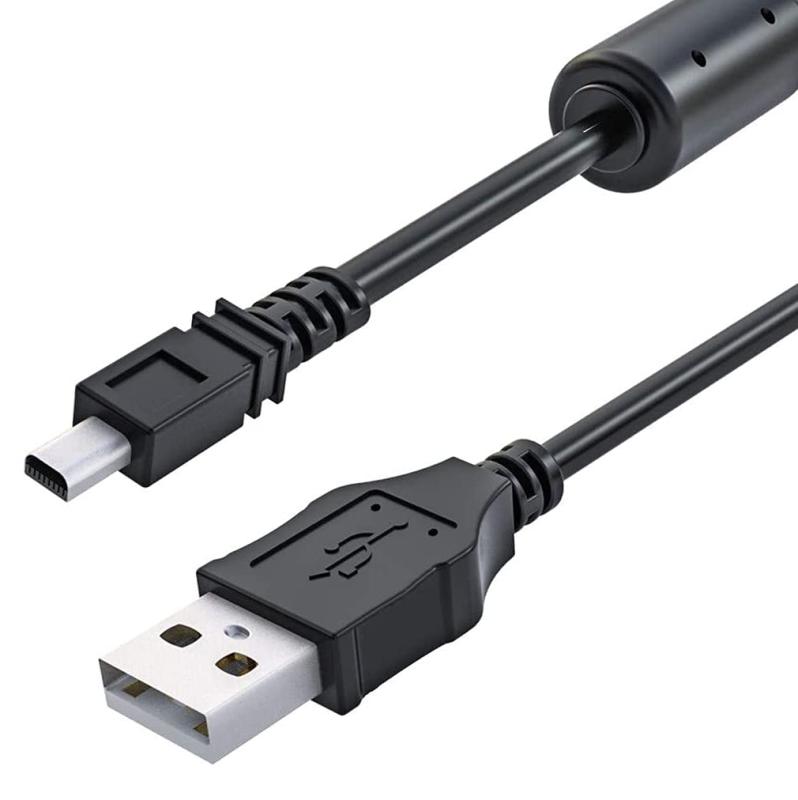 Access USB ミニ8ピン平型 ケーブル デジタルカメラ用 1.5m + マイクロファイバークロス付き USB A-mini 8pin カメラ用コード USB25ミニ8ピン平型コネクタを持つデジタルカメラとパソコンを接続用のケーブルで...