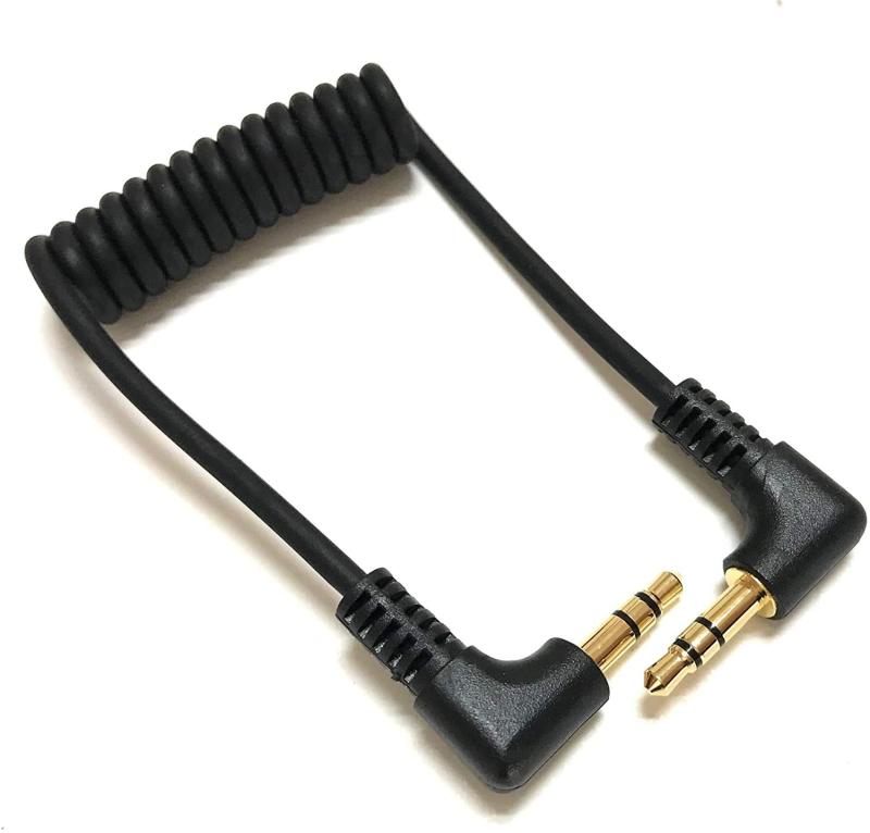 Access E Direct 両端L型 3.5mm コイル型 ステレオミニプラグケーブル 15～30cm オス-オス + マイクロファイバークロス付き M10K-Aマイクロファイバークロス付きです。アクセスEダイレクト以外からのご購入はの...