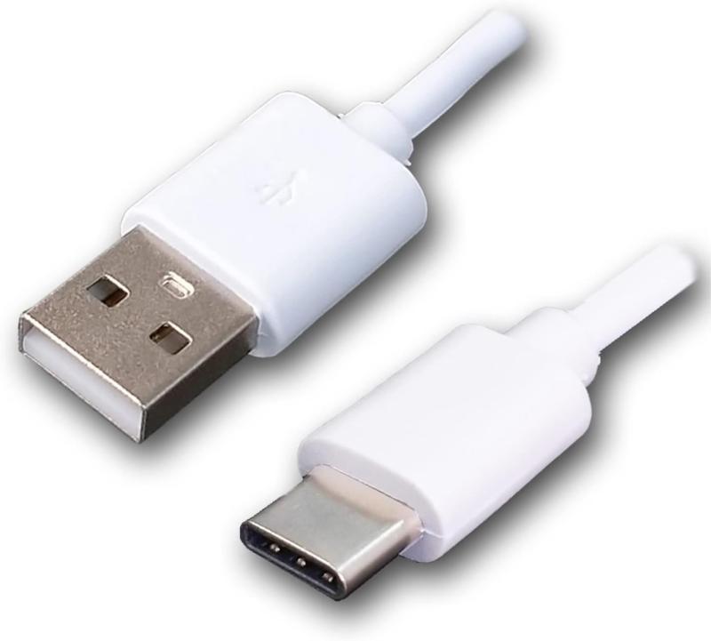 USBケーブル USB Type-A to Type-C 1m コネクタ ケーブル 2A急速充電 データ通信 ホワイト 白 スマホコネクタ形状：USB2.0　Aオス-USB Type-Cオス/対応機種：USB Type-C端子搭載の機器/使...
