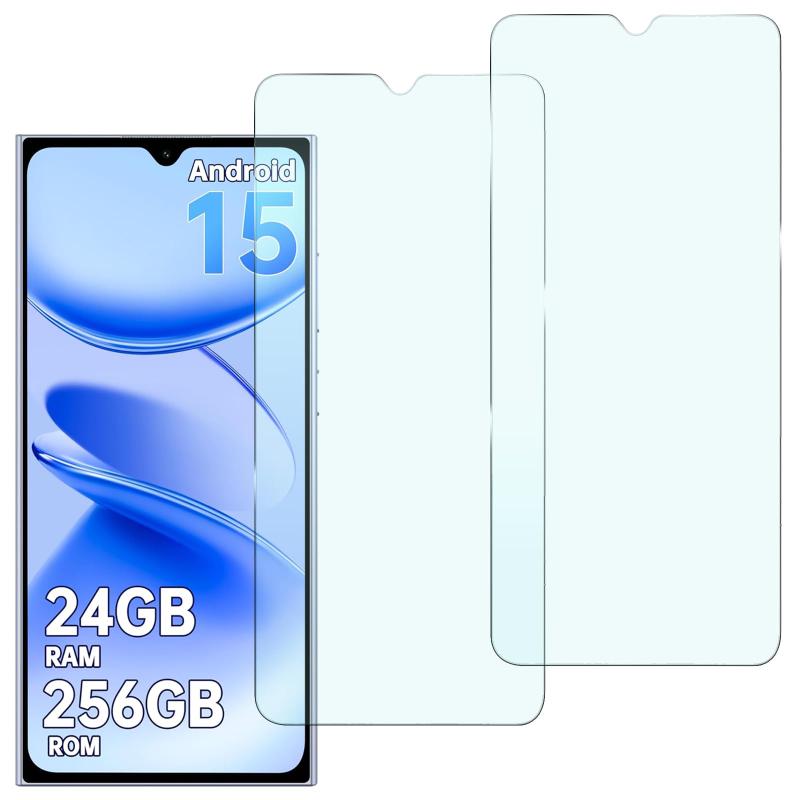 【2枚入り】For OUKITEL C61/ C61 Proフィルム 高透過率 oukitel C61/ C61 pro ガラスフィルム 硬度9H 強化ガラス液晶保護フィルム 超鮮明な画質 強化フィルム 高感度タッチ 指紋防止 気泡防止 撥...