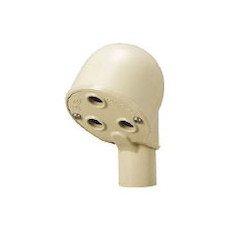日動工業 エントランスキャップ22 EC22JHW アイボリー●適合電線管:VE管22●W(mm):70●D(mm):64●H(mm):68●φd(mm):12●色:アイボリー●穴数:3●質量(g):90●高耐候性・耐衝撃性の樹脂を使用●硬...